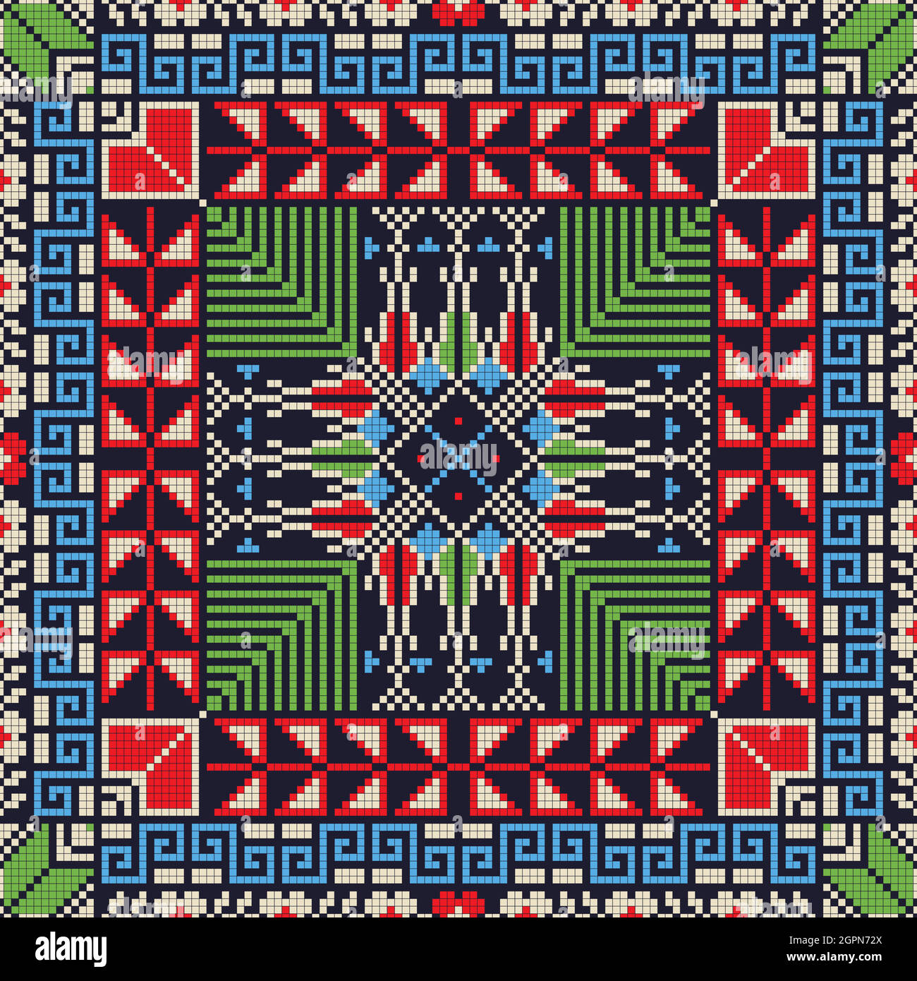Palestinian embroidery pattern hi-res stock photography and images - Alamy