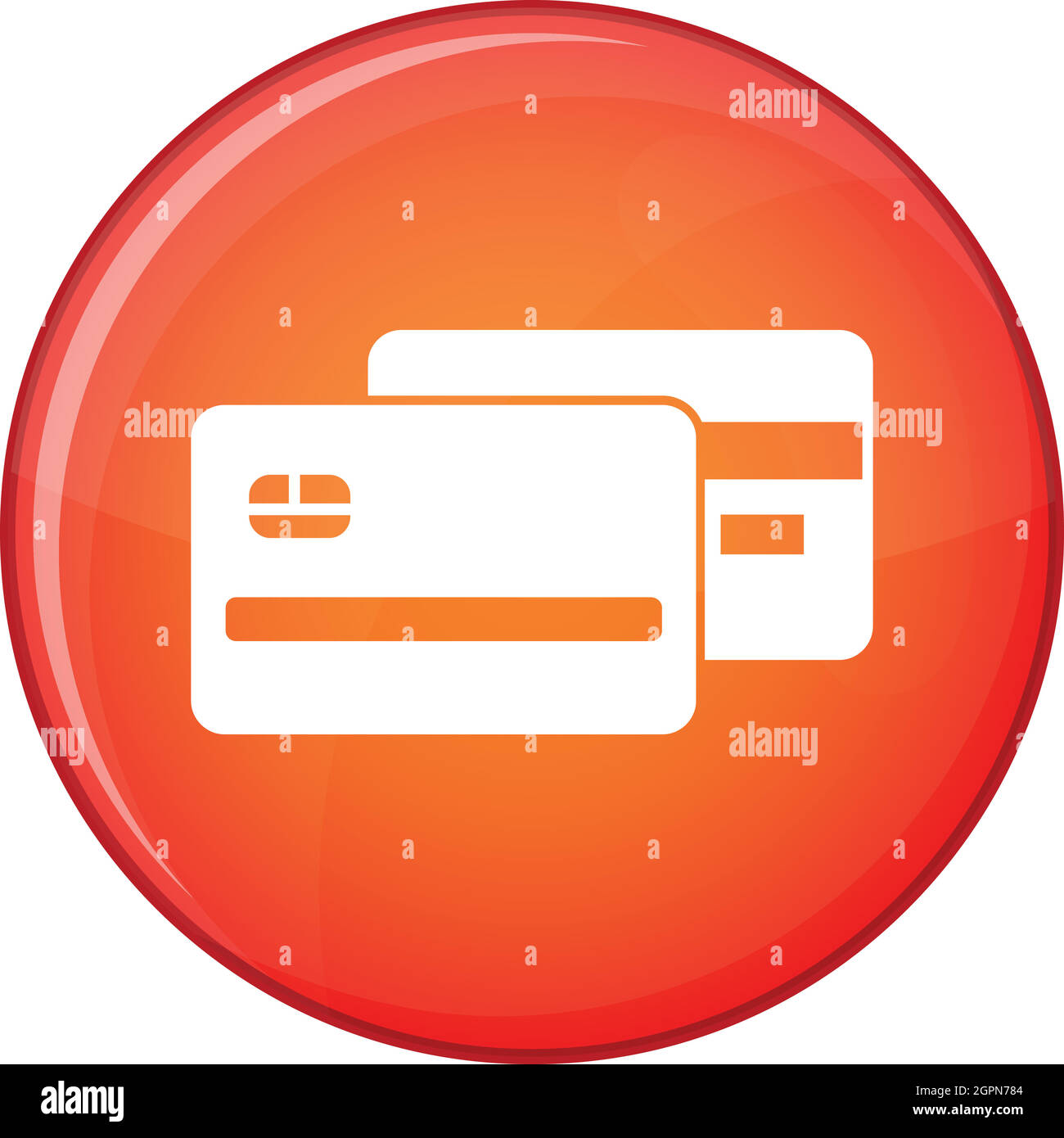 Credit card icon, flat style Stock Vector Image & Art - Alamy