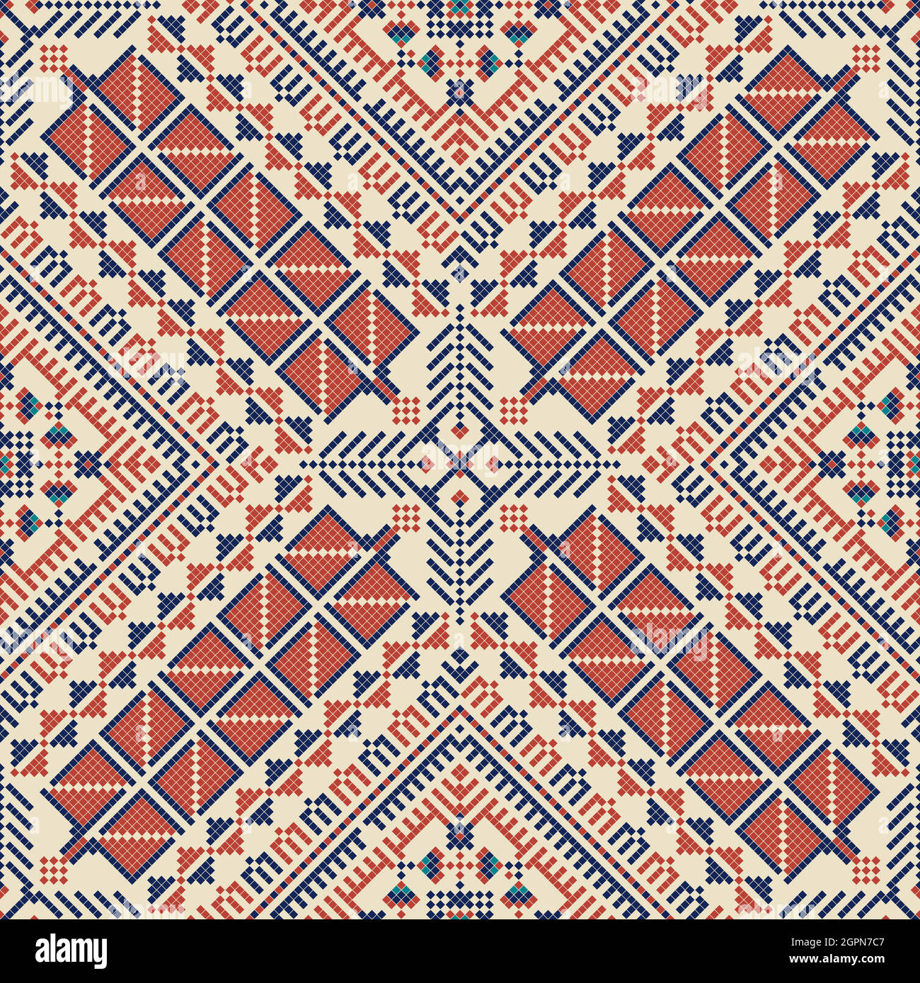 Palestinian embroidery pattern Stock Vector Image & Art - Alamy
