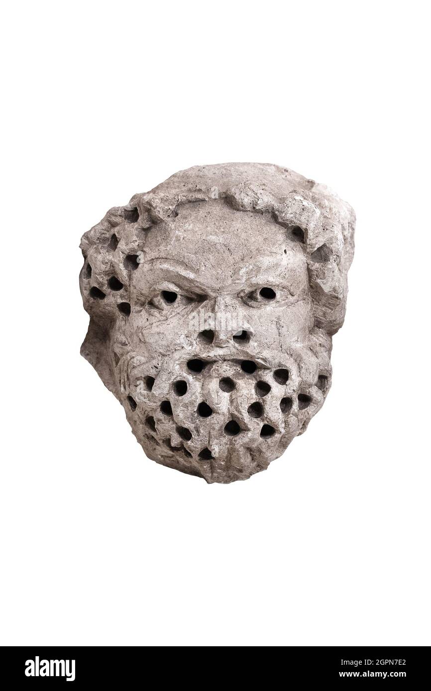 Screaming stone statue Cut Out Stock Images & Pictures - Alamy