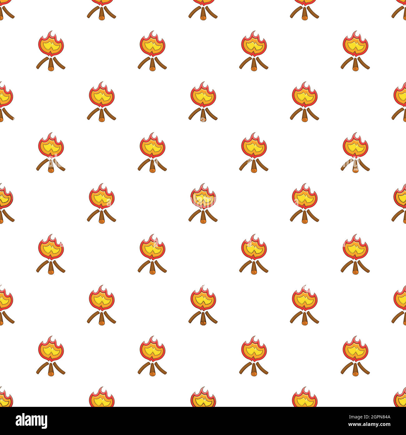 Bonfire heat burning flame Stock Vector Images - Alamy
