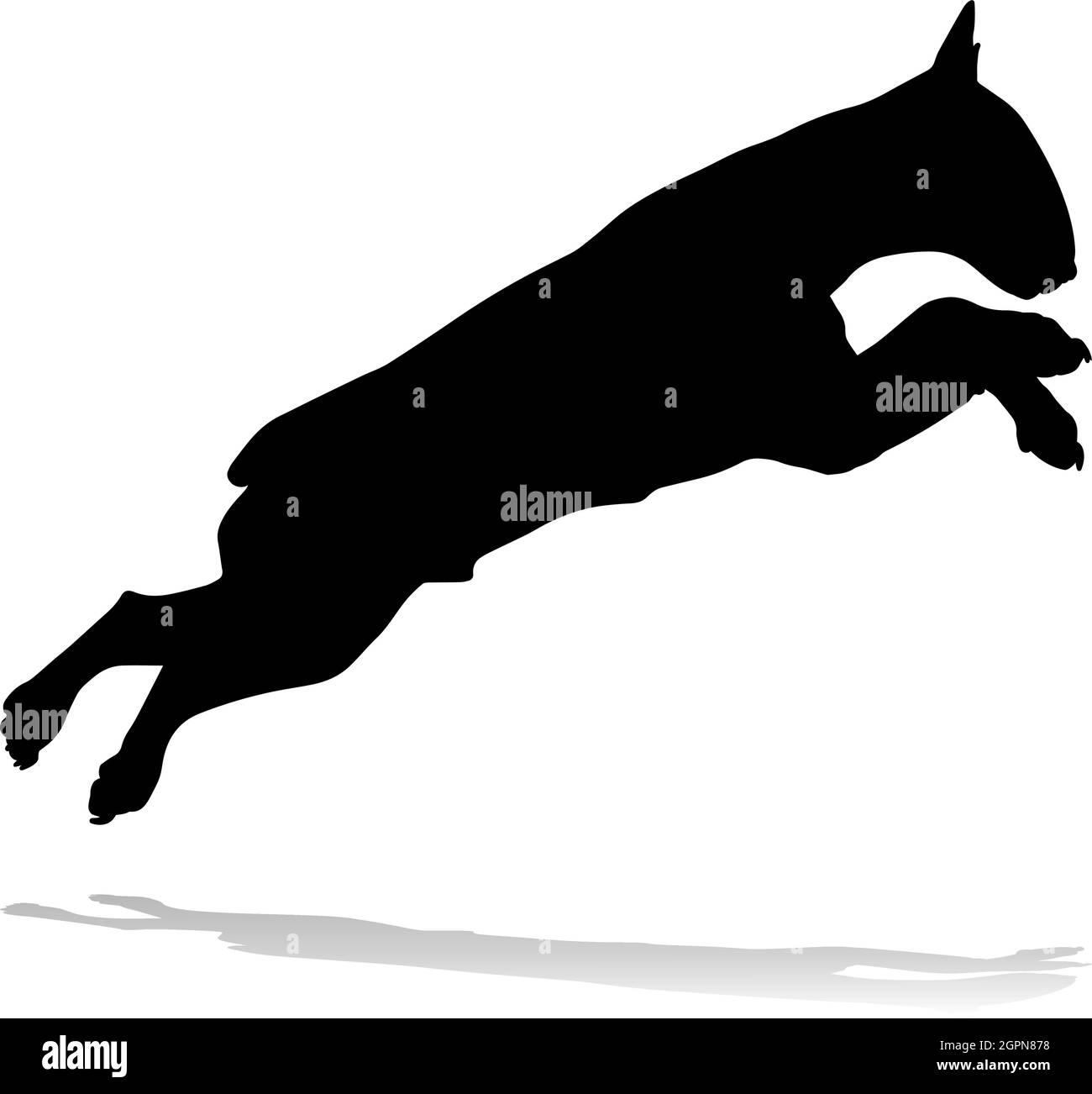 Dog Silhouette Pet Animal Stock Vector Image & Art - Alamy