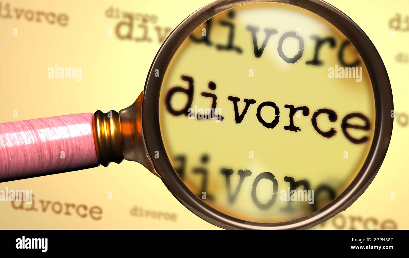 Divorce word hi-res stock photography and images - Alamy