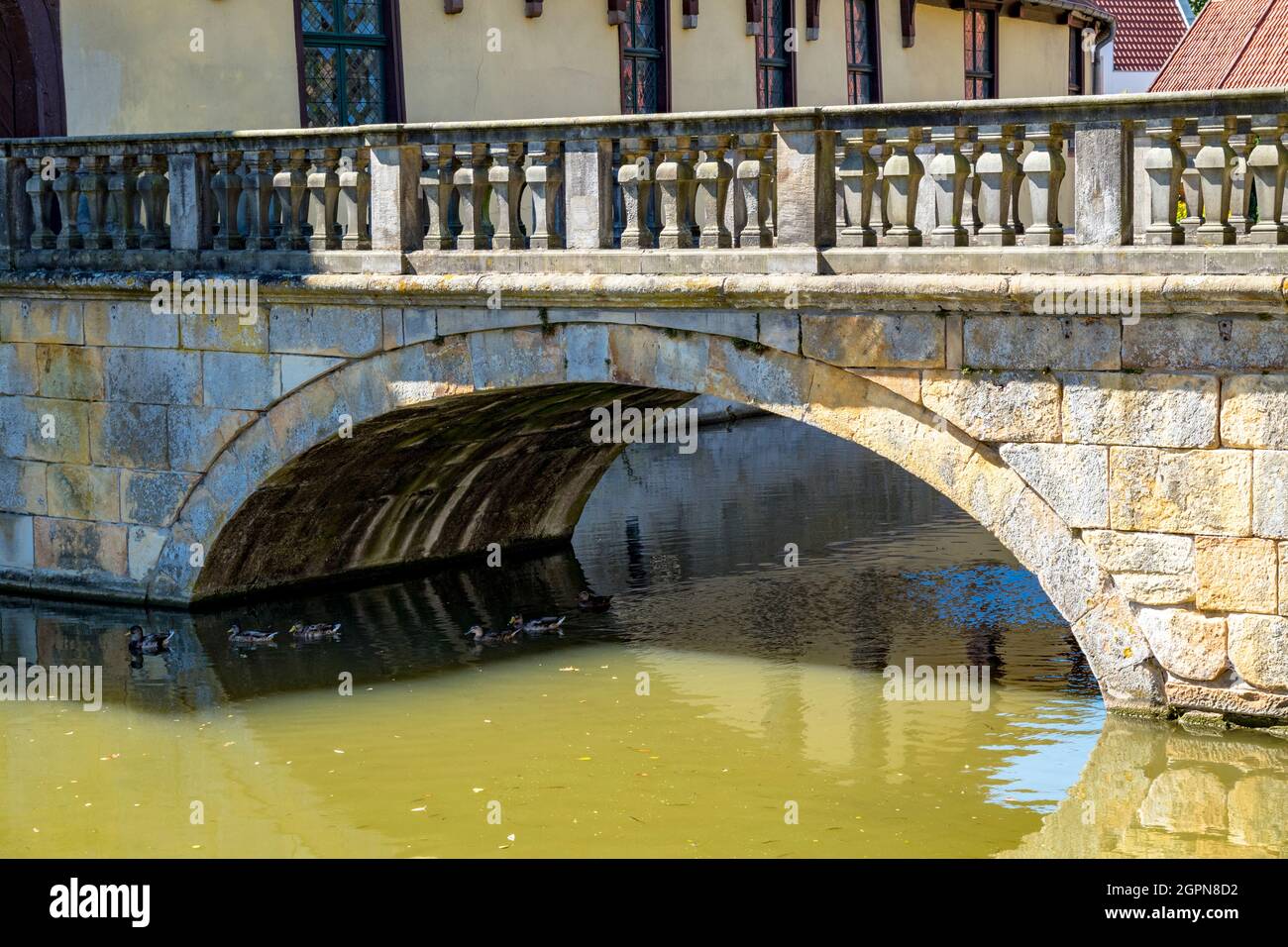 STEINFURT / GERMANY - JUNE 23 2017 : The Medieval gatehouse and bridge ...