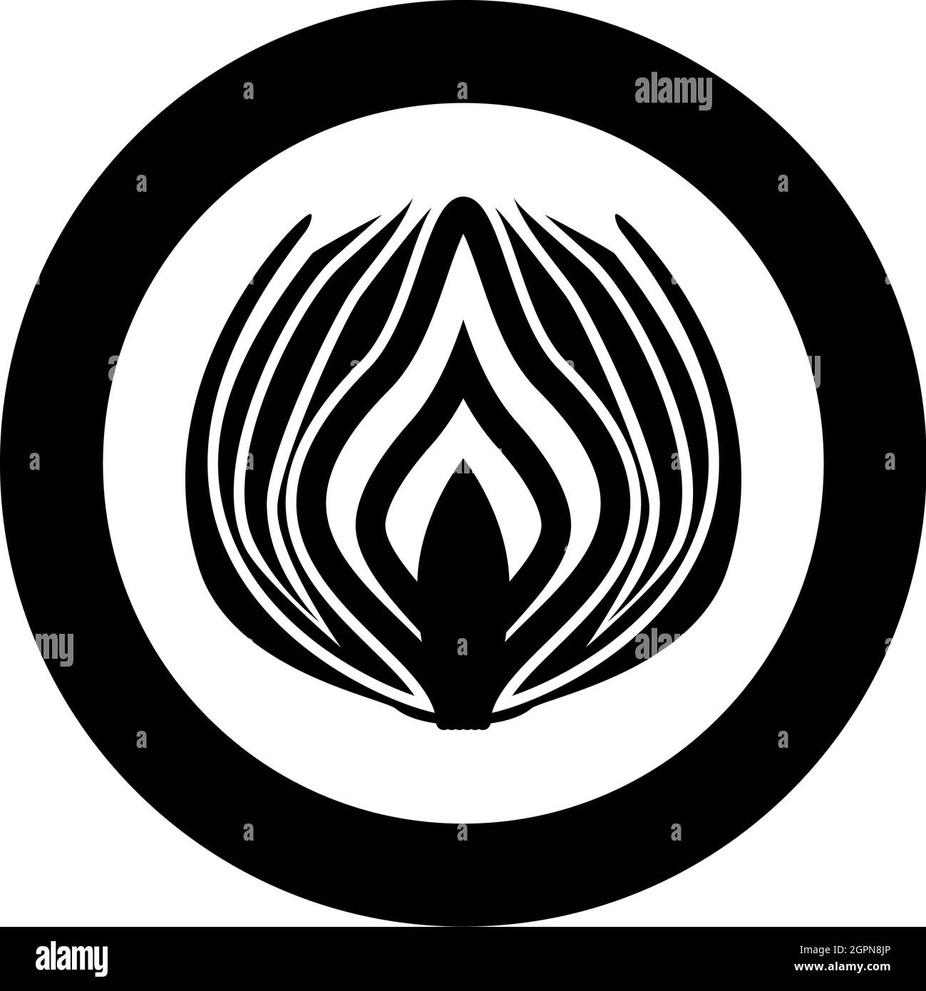 Onion image Stock Vector Images - Alamy