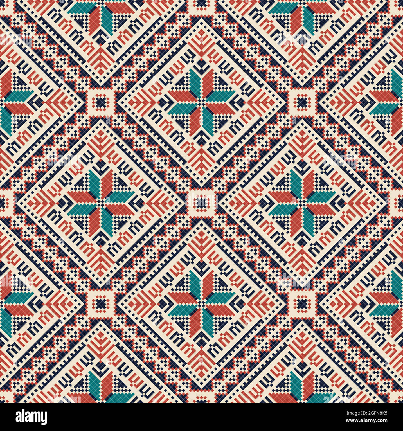 Palestinian embroidery pattern Stock Vector Image & Art - Alamy
