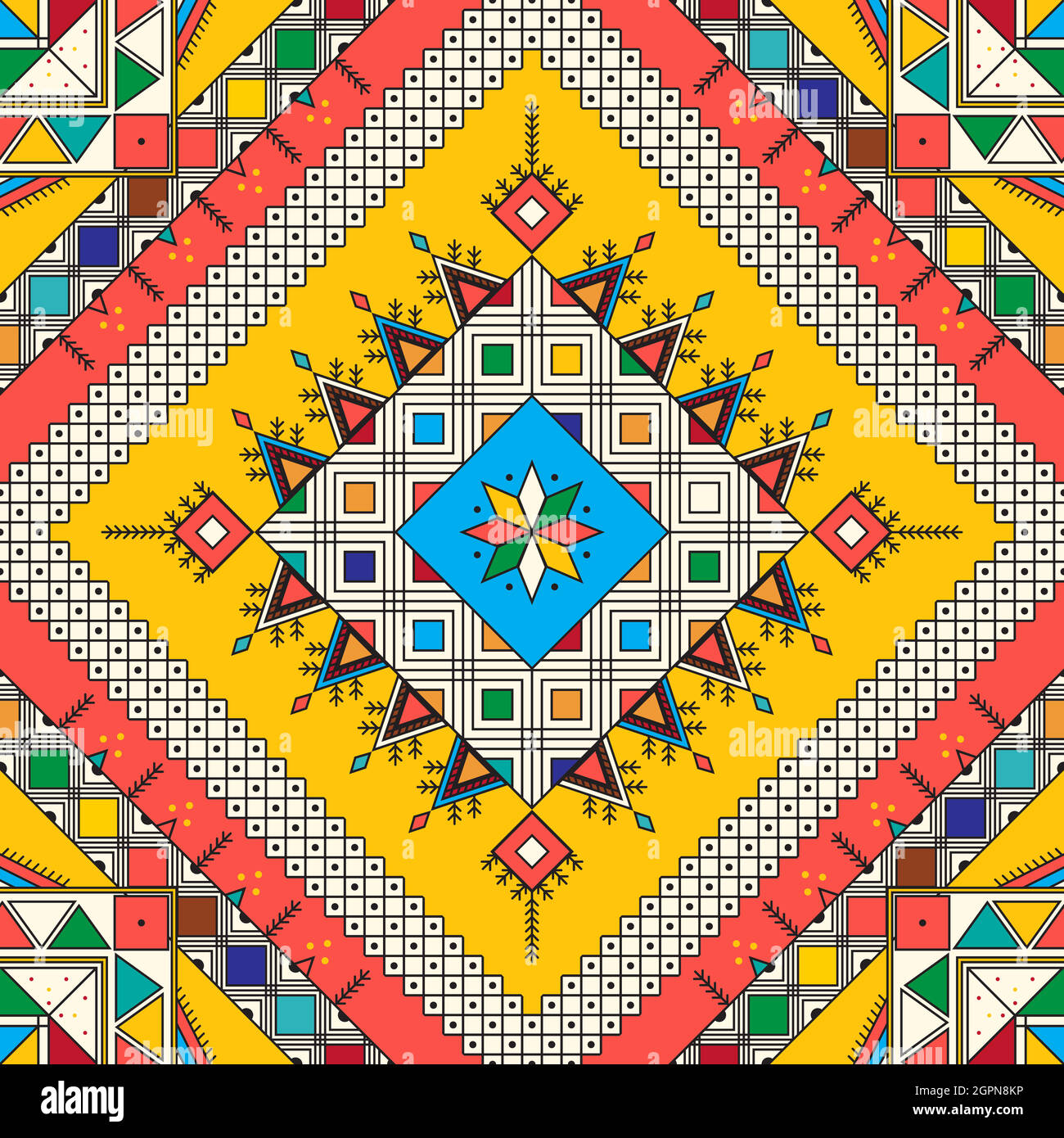 Al-Qatt Al-Asiri pattern 33 Stock Vector Image & Art - Alamy