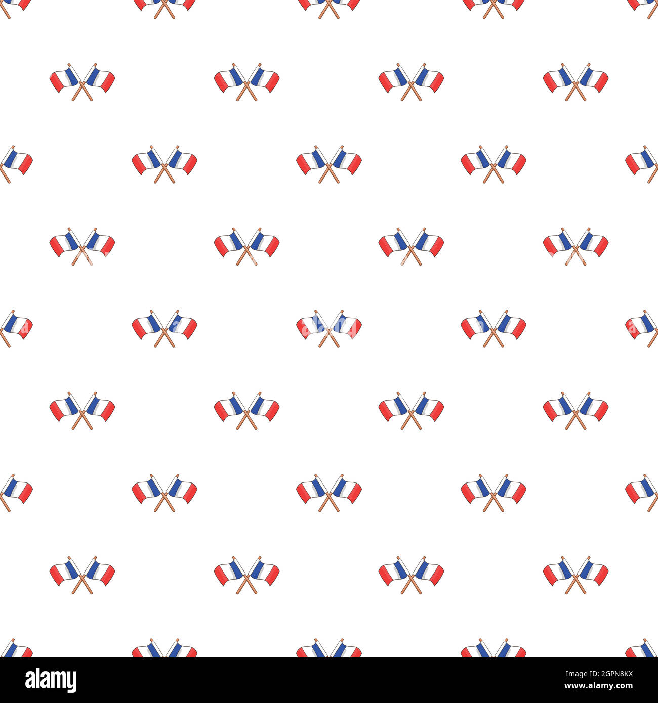 French flag pattern, cartoon style Stock Vector Image & Art - Alamy