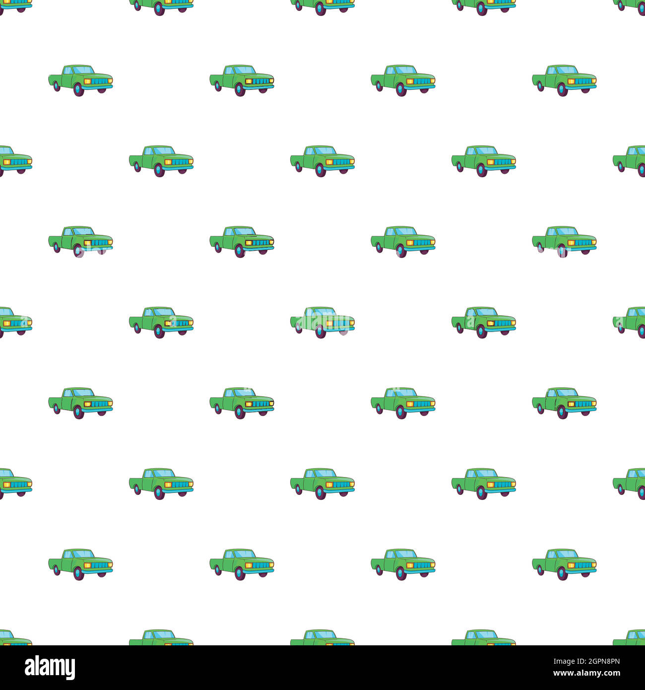 Pickup pattern, cartoon style Stock Vector Image & Art - Alamy