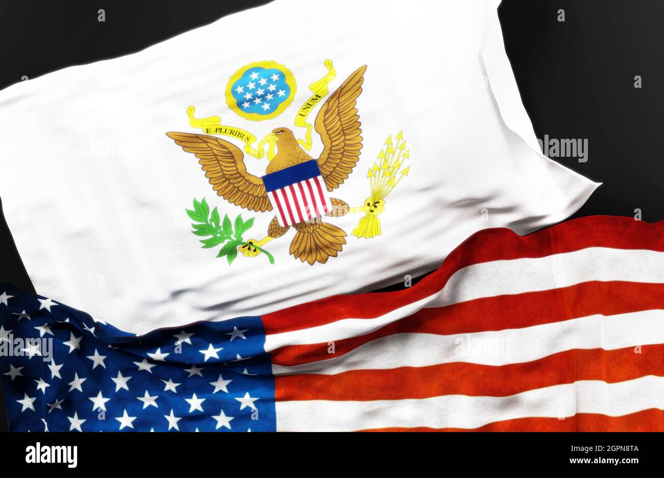 Flag of the Vice President of the United States 1915 unofficial along ...
