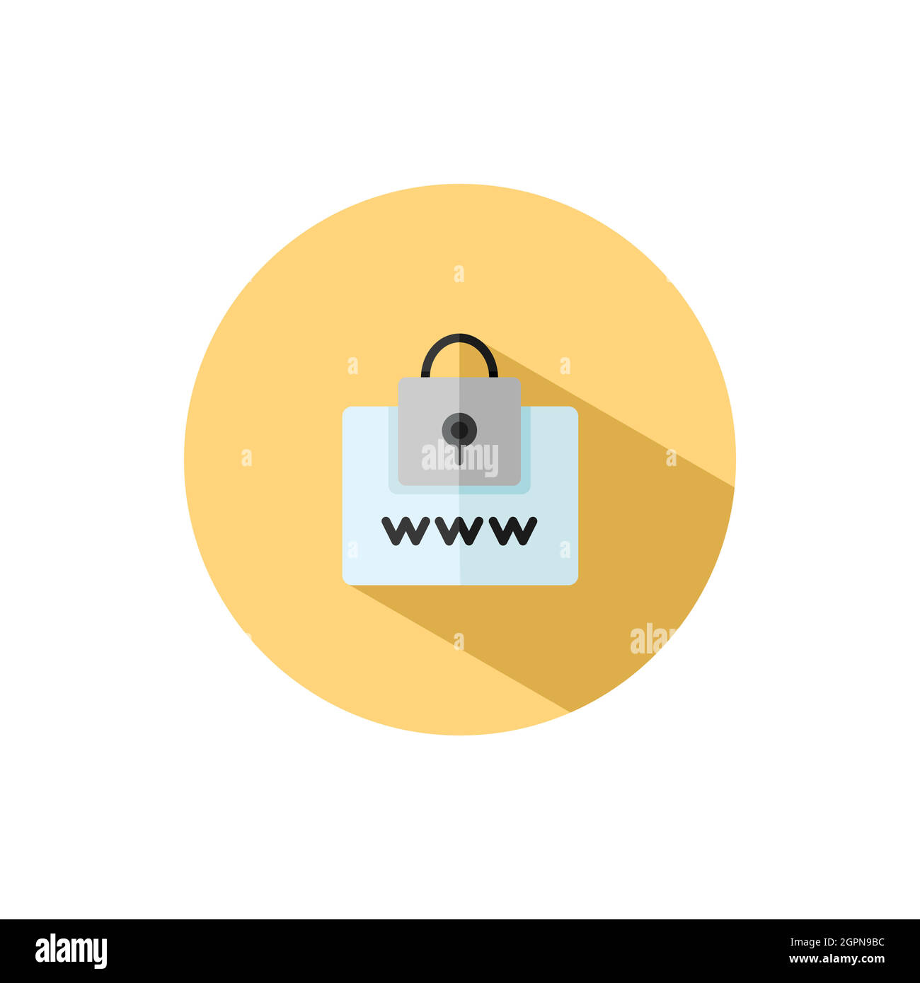 Security in circle concept Stock Vector Images - Alamy