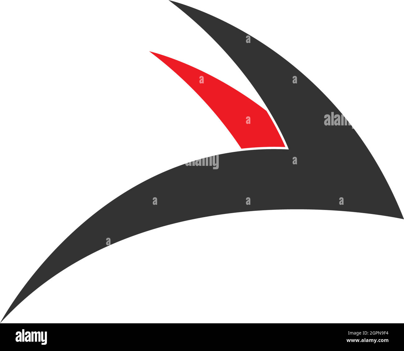 Simple Design of Swift Bird logo icon template vector illustration ...