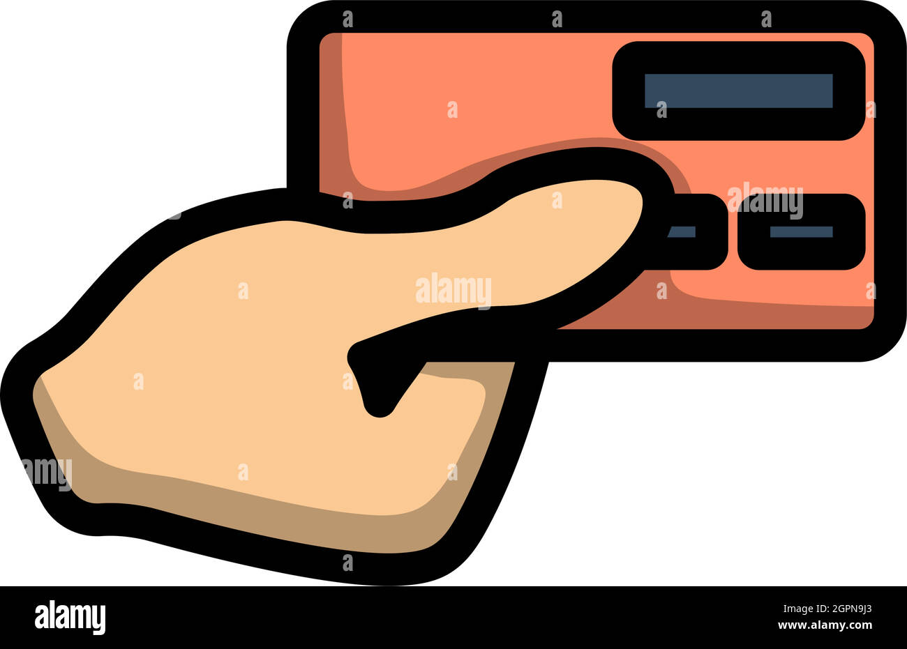 Electronic holding Stock Vector Images - Alamy