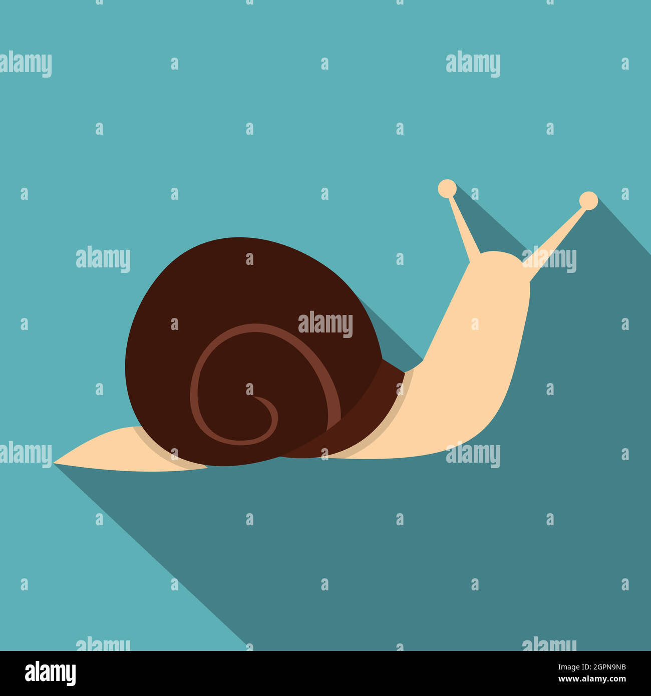 Snail icon hi-res stock photography and images - Alamy