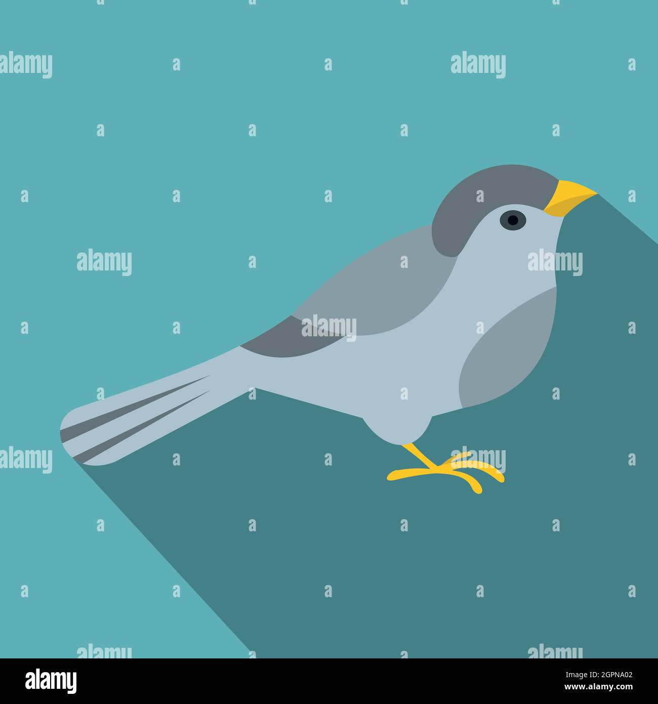 Bird icon, flat style Stock Vector Image & Art - Alamy