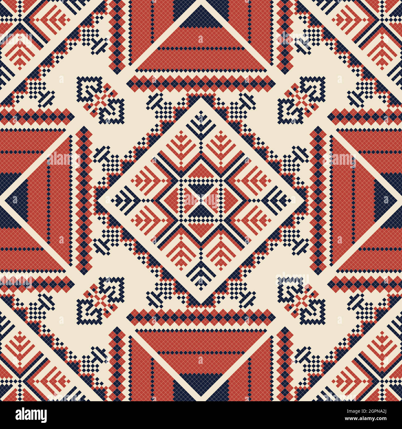 Palestinian embroidery pattern Stock Vector Image & Art - Alamy