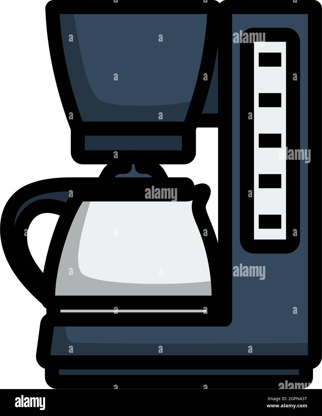 Kitchen Coffee Machine Icon Stock Vector Image & Art - Alamy