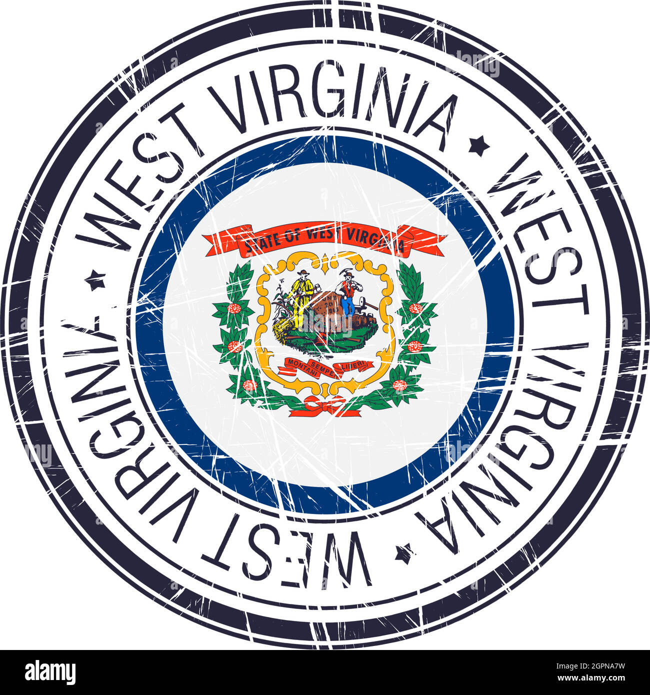 Virginia state usa white Stock Vector Images - Alamy