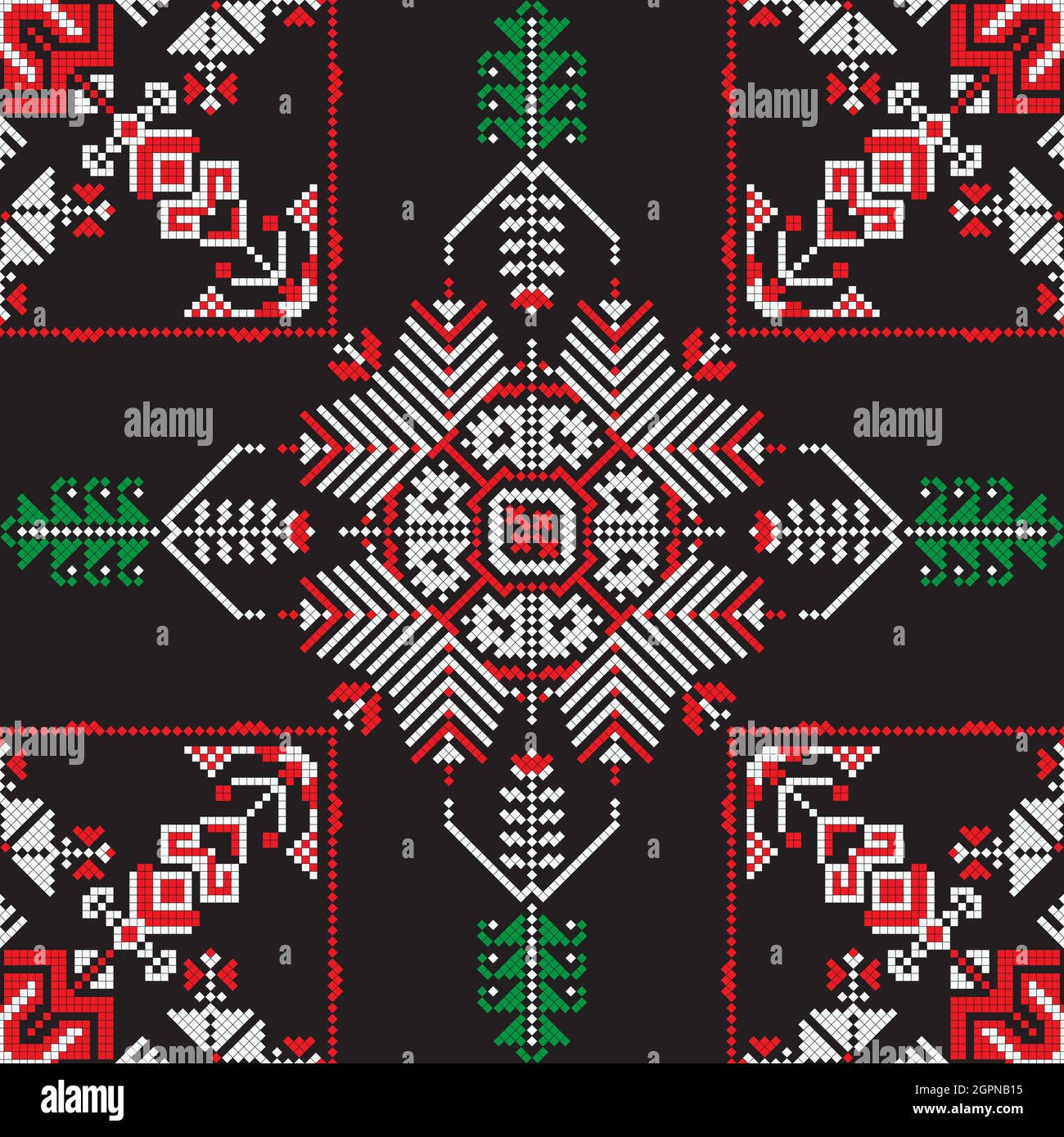 Romanian traditional pattern 199 Stock Vector Image & Art - Alamy