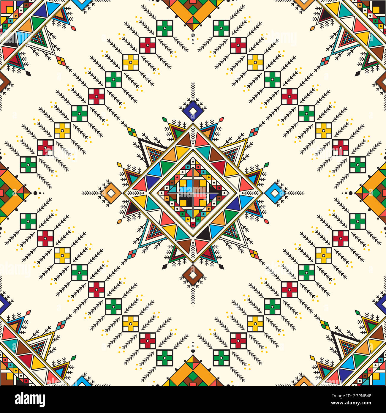 Al-Qatt Al-Asiri pattern 17 Stock Vector Image & Art - Alamy