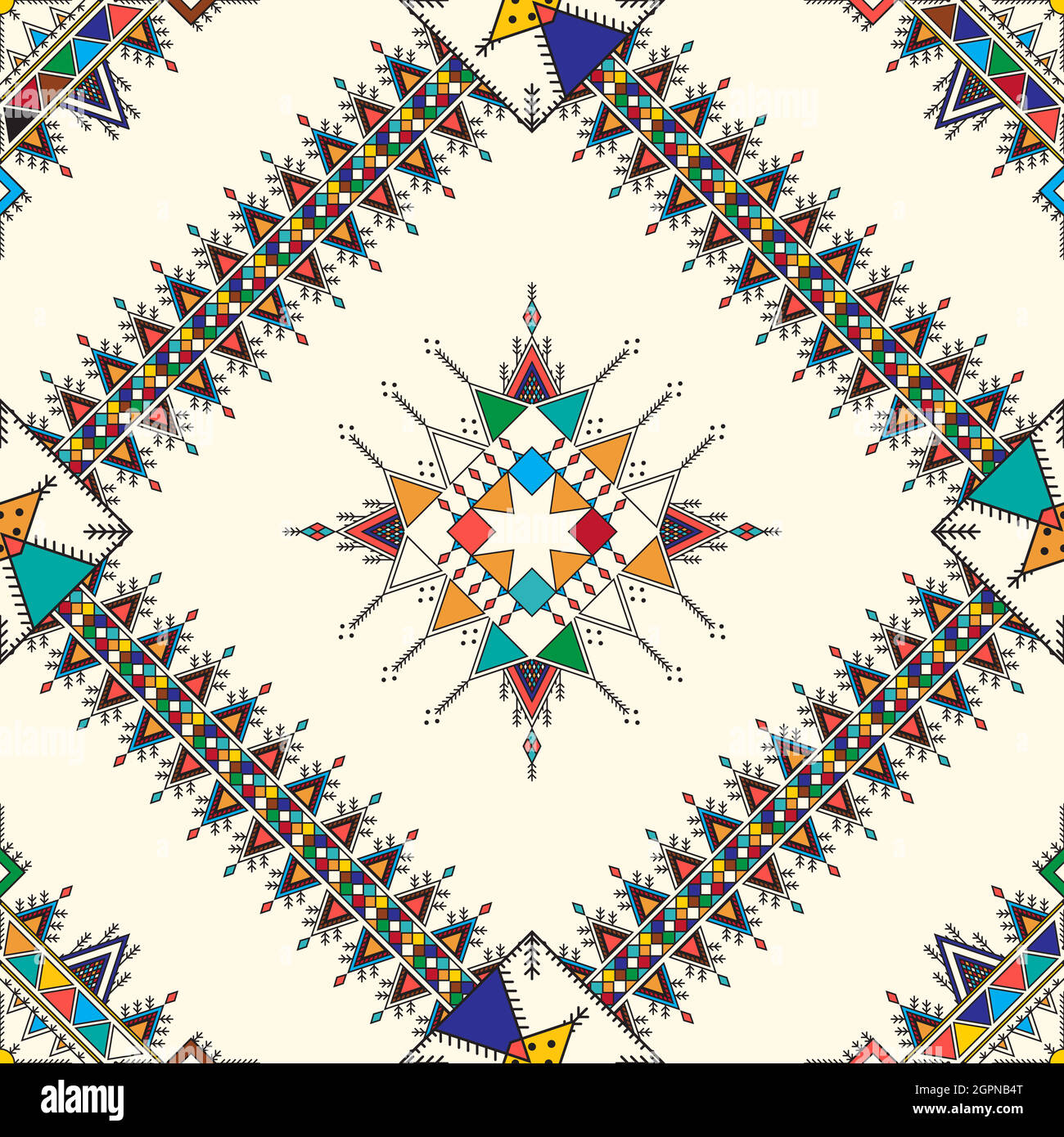 Al-Qatt Al-Asiri pattern 22 Stock Vector Image & Art - Alamy