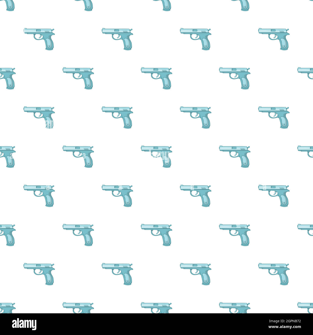 Gun pattern, cartoon style Stock Vector Image & Art - Alamy