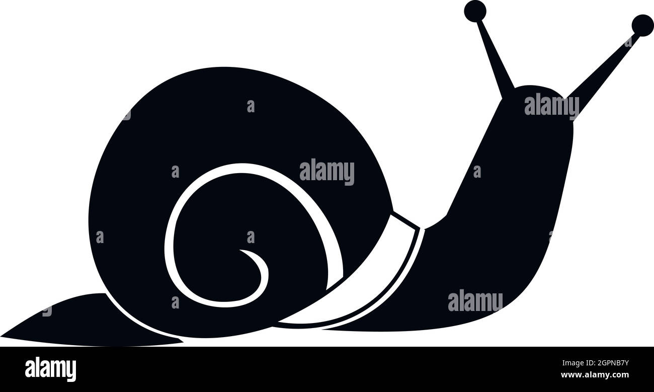 Snail icon, simple style Stock Vector Image & Art - Alamy