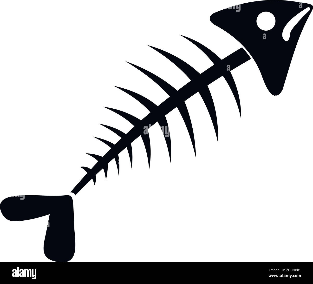 Fish bone vector hi-res stock photography and images - Alamy