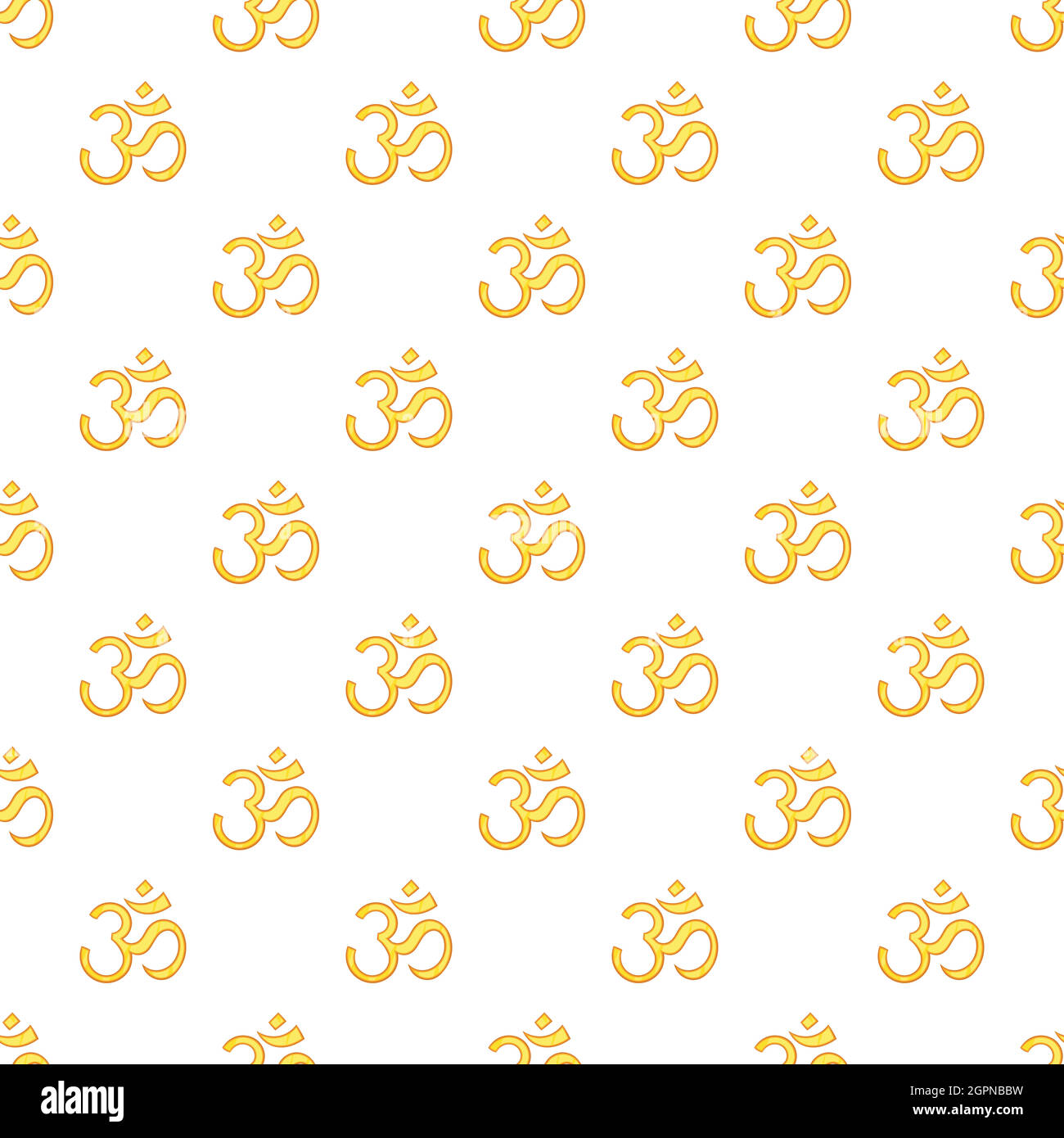 Om sign pattern, cartoon style Stock Vector Image & Art - Alamy
