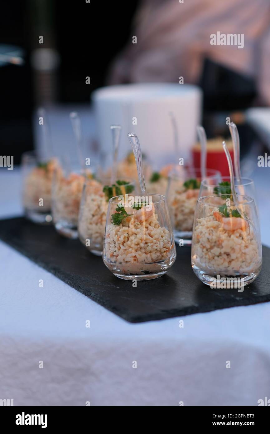 Closeup close up canapes hi-res stock photography and images - Alamy