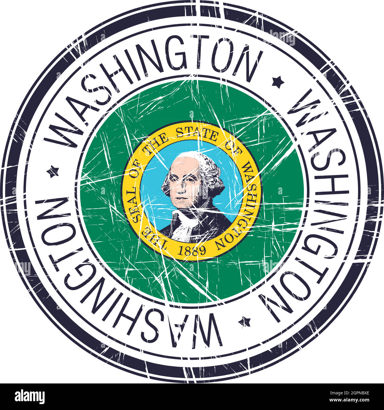 Washington rubber stamp Stock Vector Image & Art - Alamy