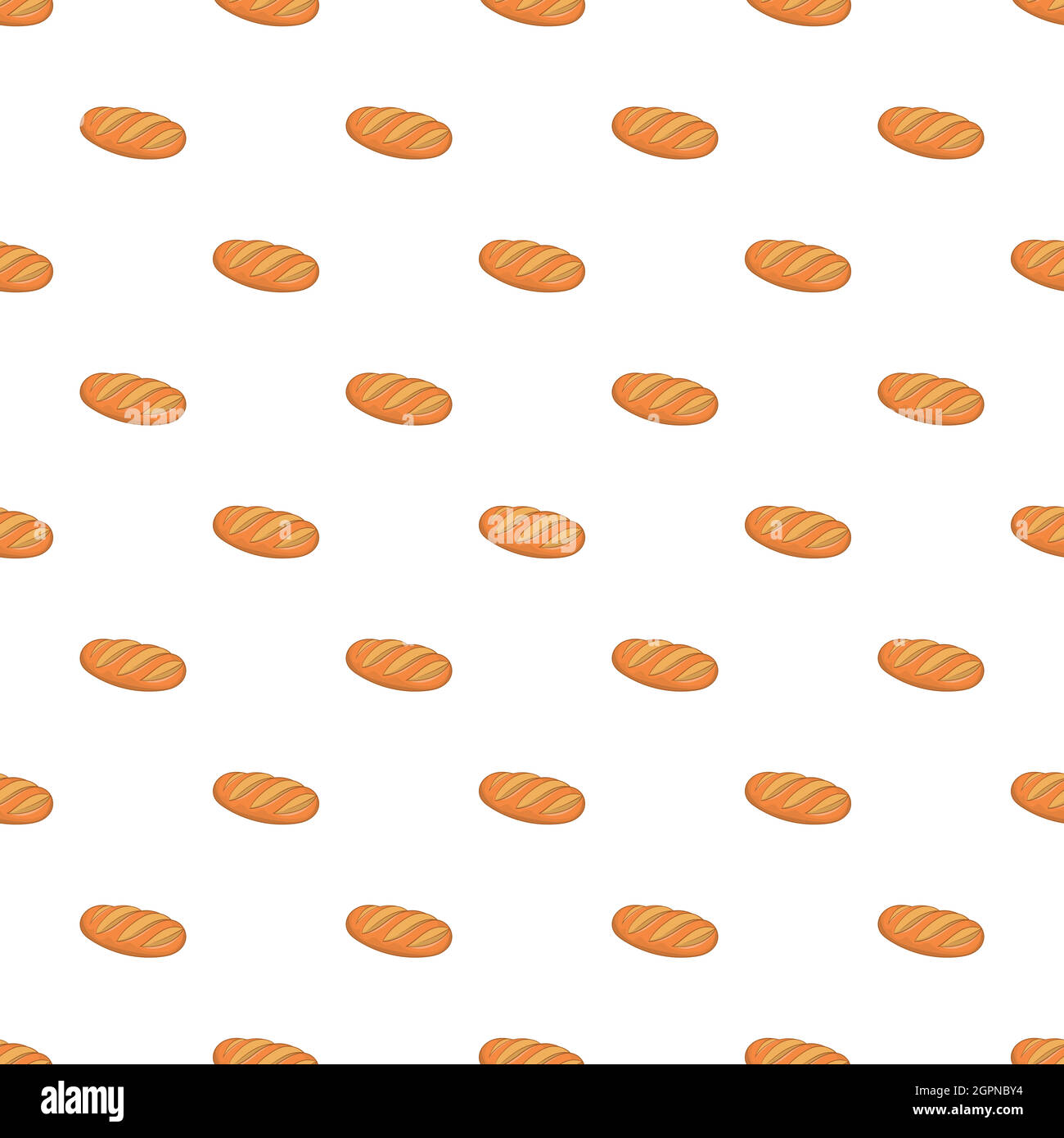 Loaf bread pattern, cartoon style Stock Vector Image & Art - Alamy