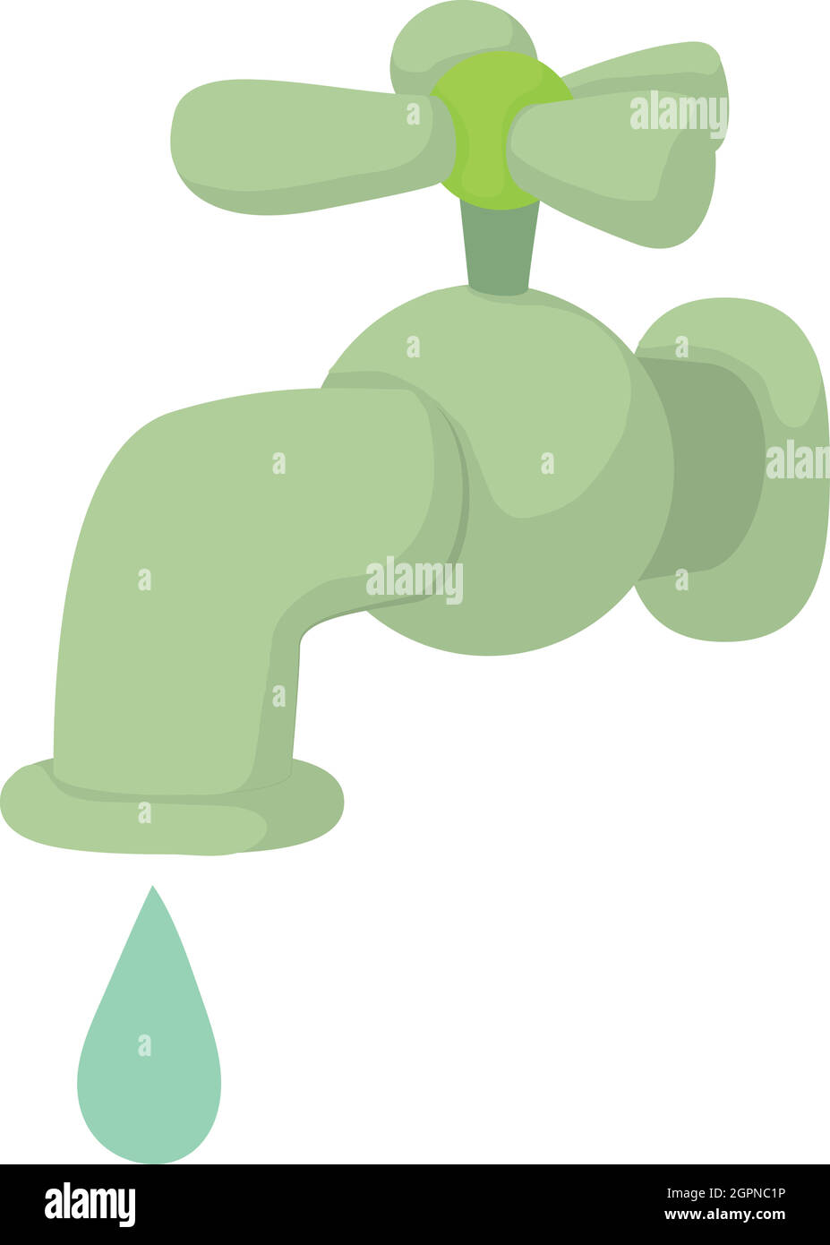 Mixer tap hot water Stock Vector Images - Alamy