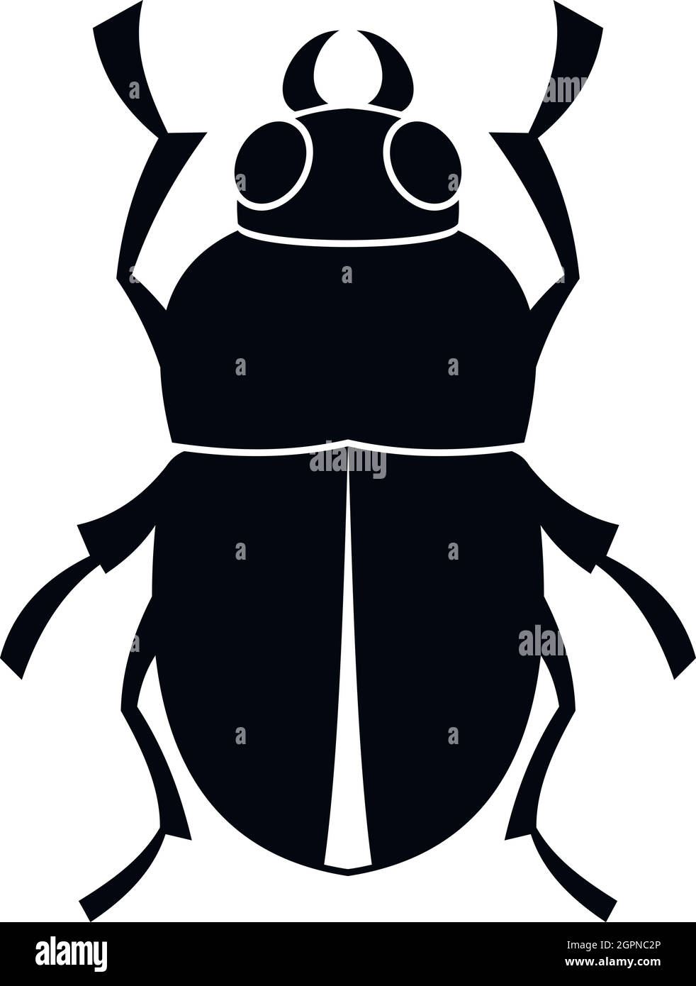 Bug icon, simple style Stock Vector Image & Art - Alamy