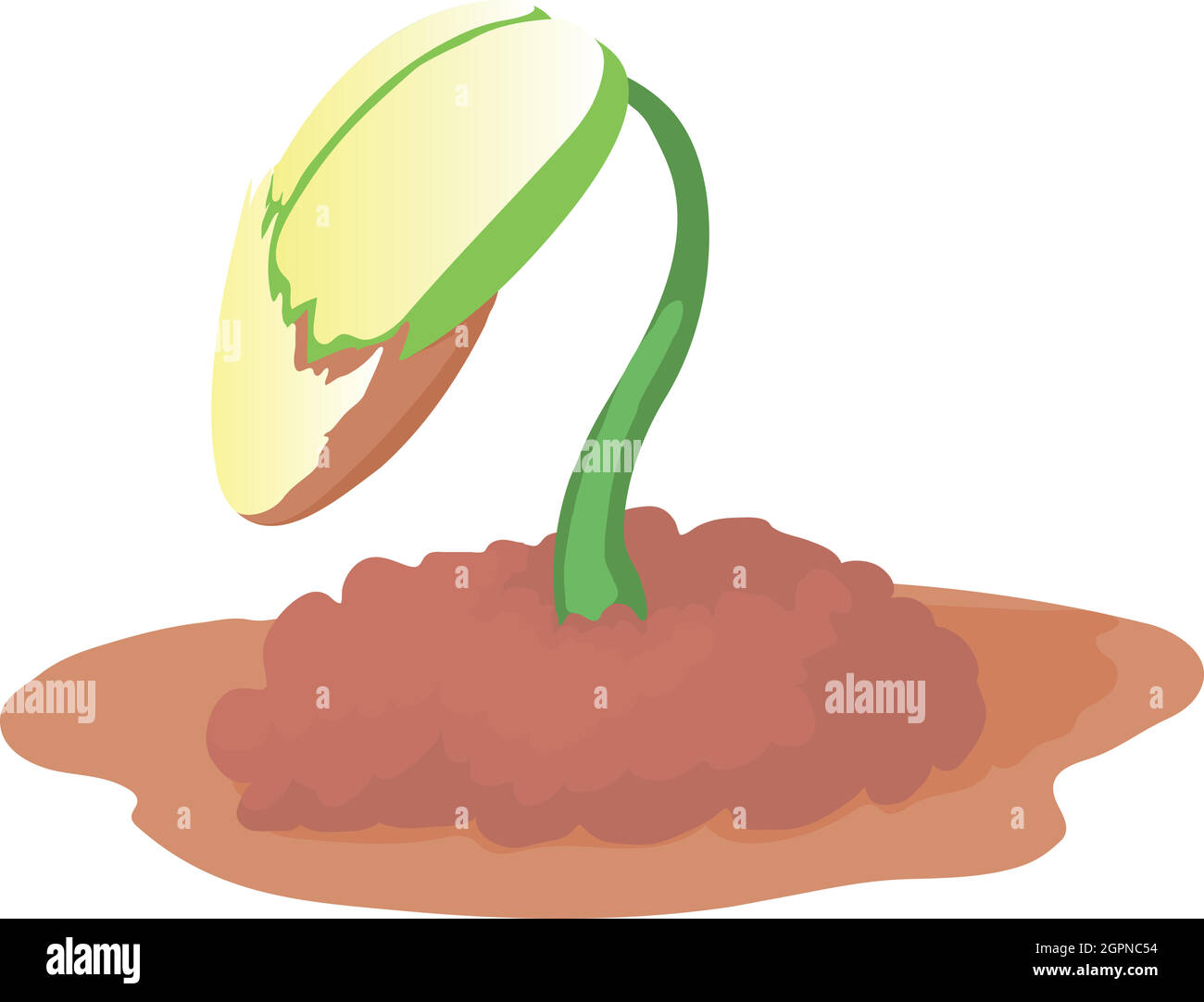 Green sprout illustration hi-res stock photography and images - Alamy