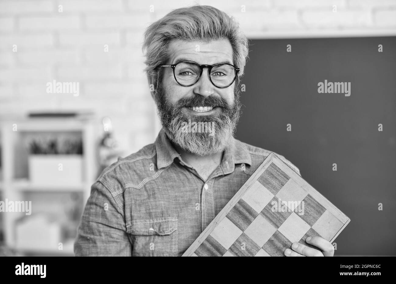 Schoolchildren play in school Black and White Stock Photos & Images - Alamy