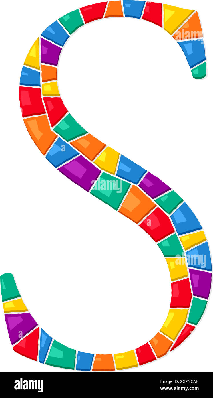 Letter S vector mosaic Stock Vector Image & Art - Alamy