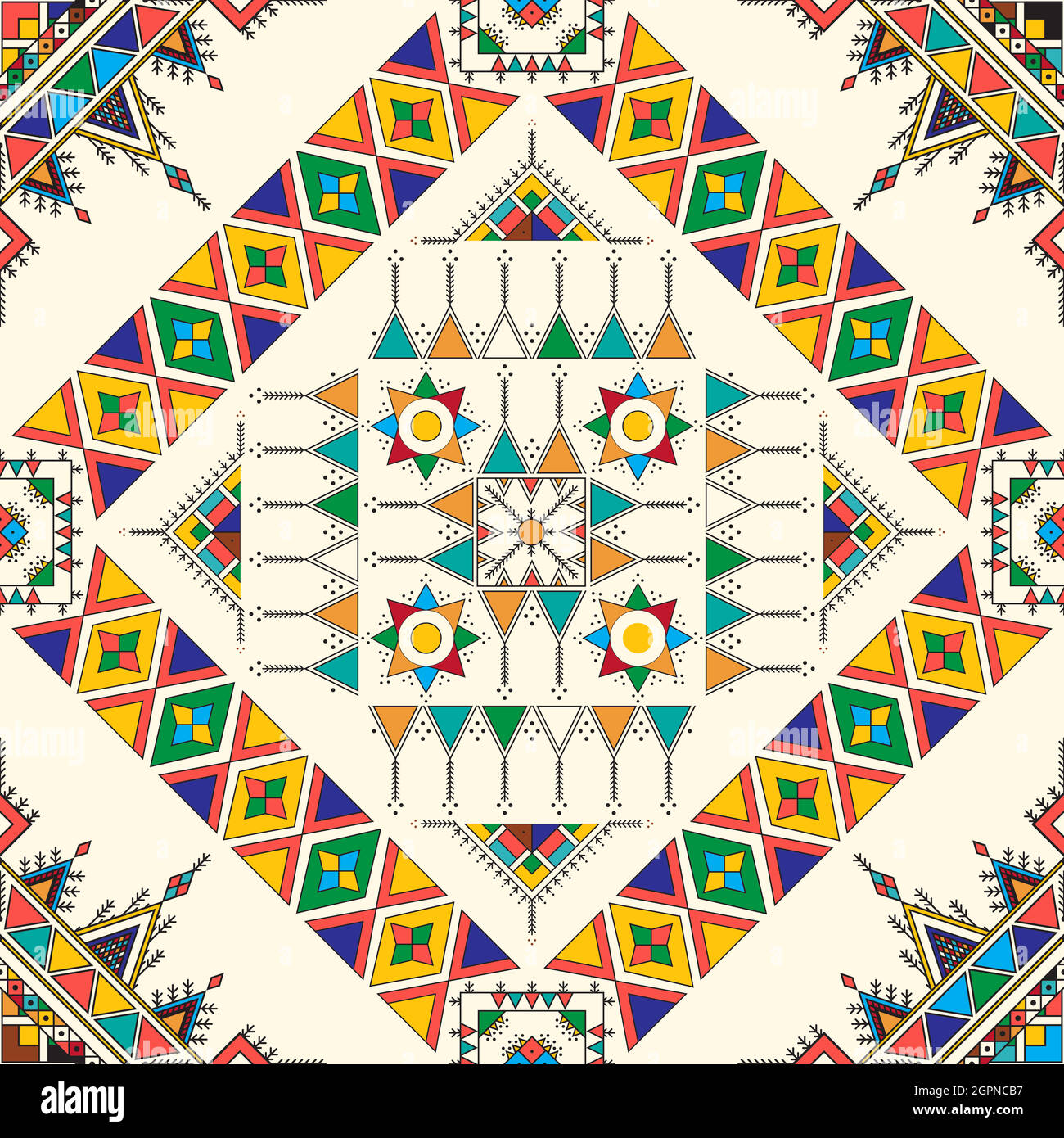 Al-Qatt Al-Asiri pattern 31 Stock Vector Image & Art - Alamy