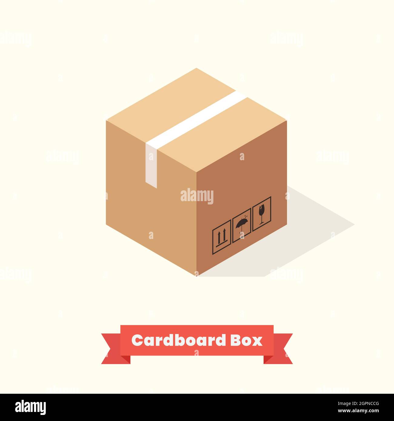 Craft boxes vector vectors hi-res stock photography and images - Alamy