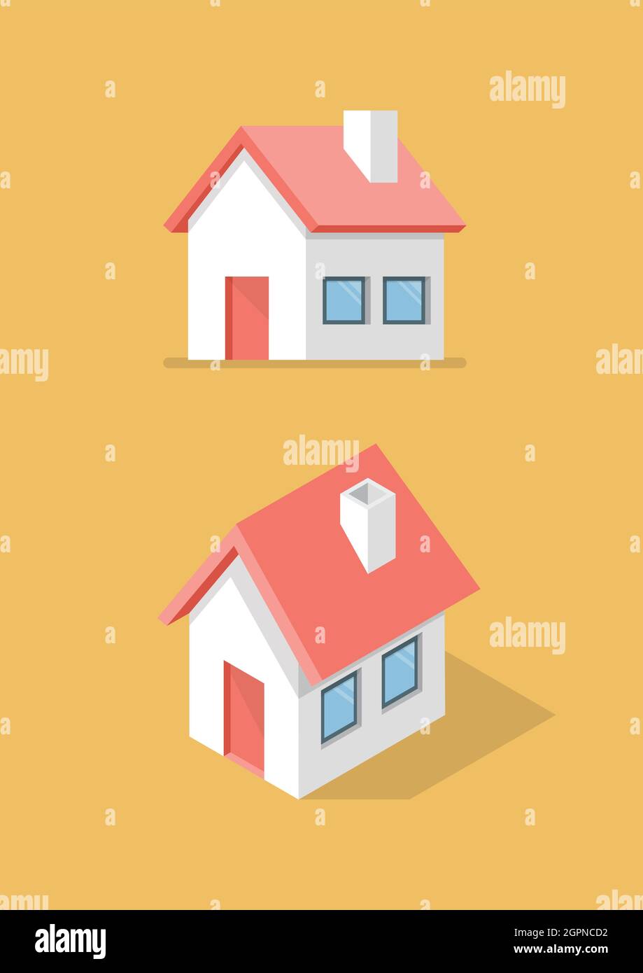 Door house side view Stock Vector Images - Alamy