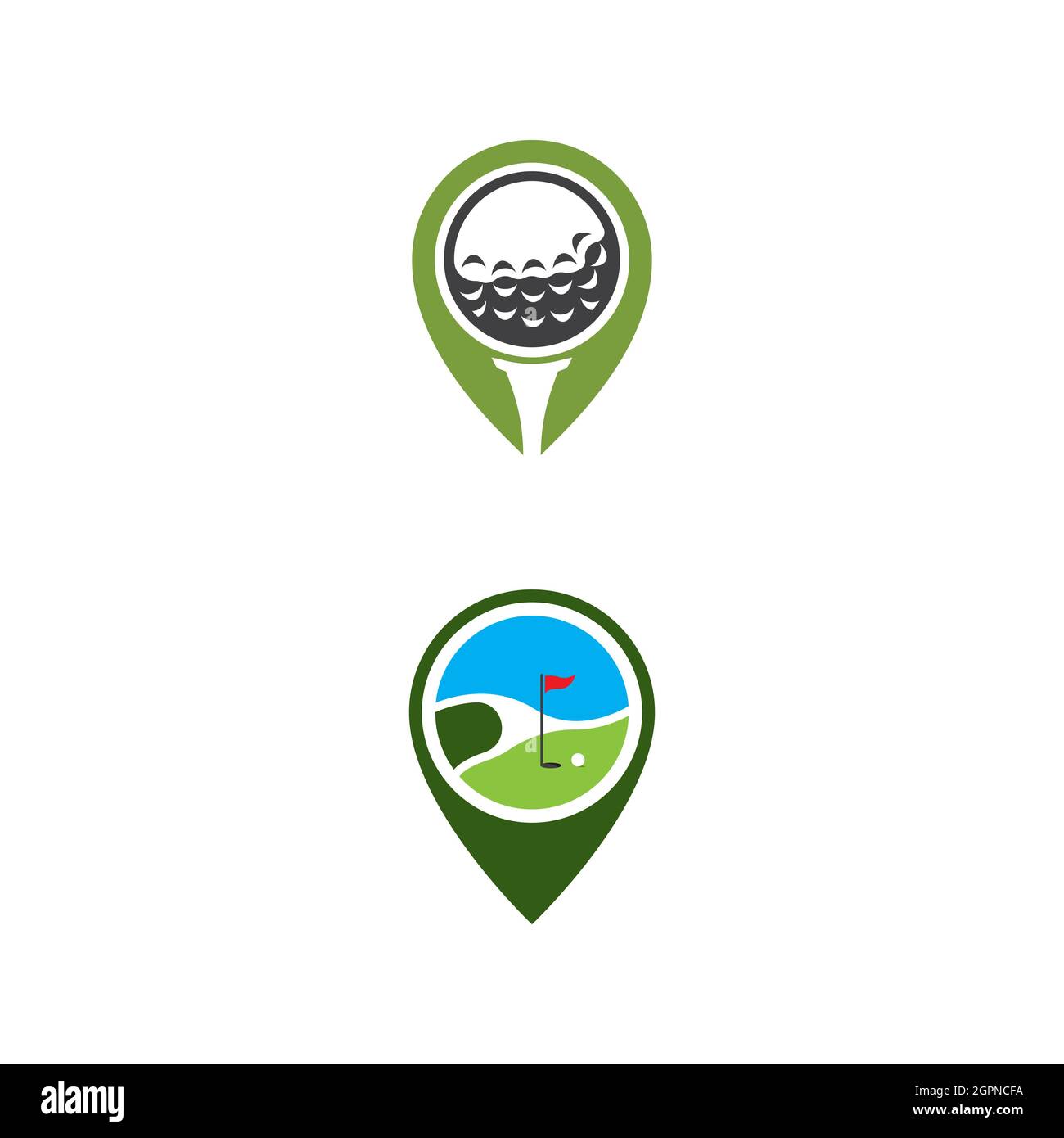 Golf Sport icon Template vector illustration icon design Stock Photo ...