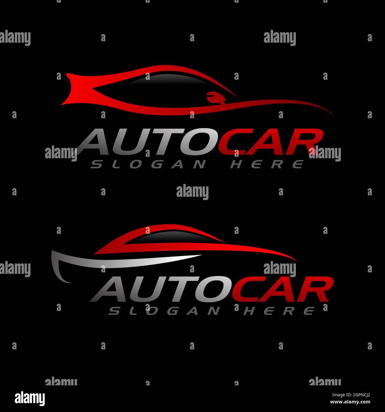 Auto car Logo Template vector illustration icon design Stock Photo - Alamy