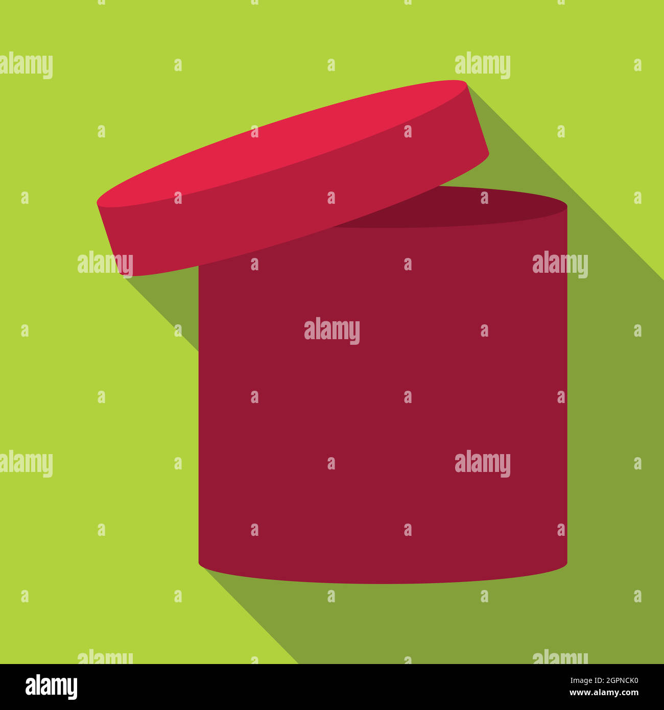 Tall box icon, flat style Stock Vector Image & Art - Alamy