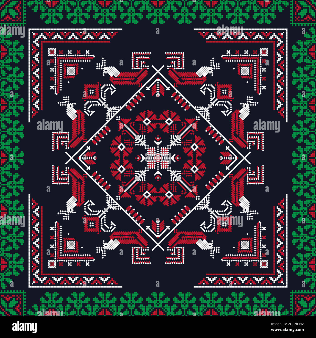 Romanian traditional pattern 217 Stock Vector Image & Art - Alamy