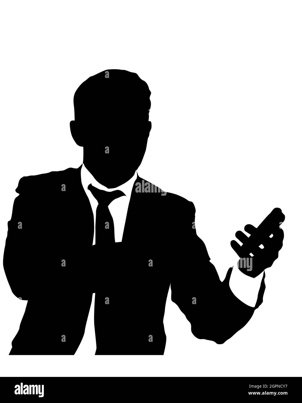 Young adult on phone Stock Vector Images - Alamy