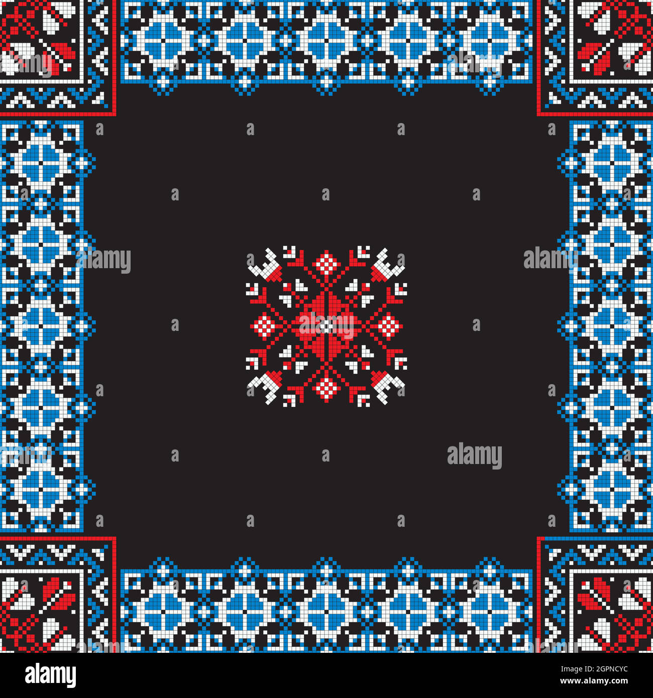 Romanian traditional pattern 198 Stock Vector Image & Art - Alamy