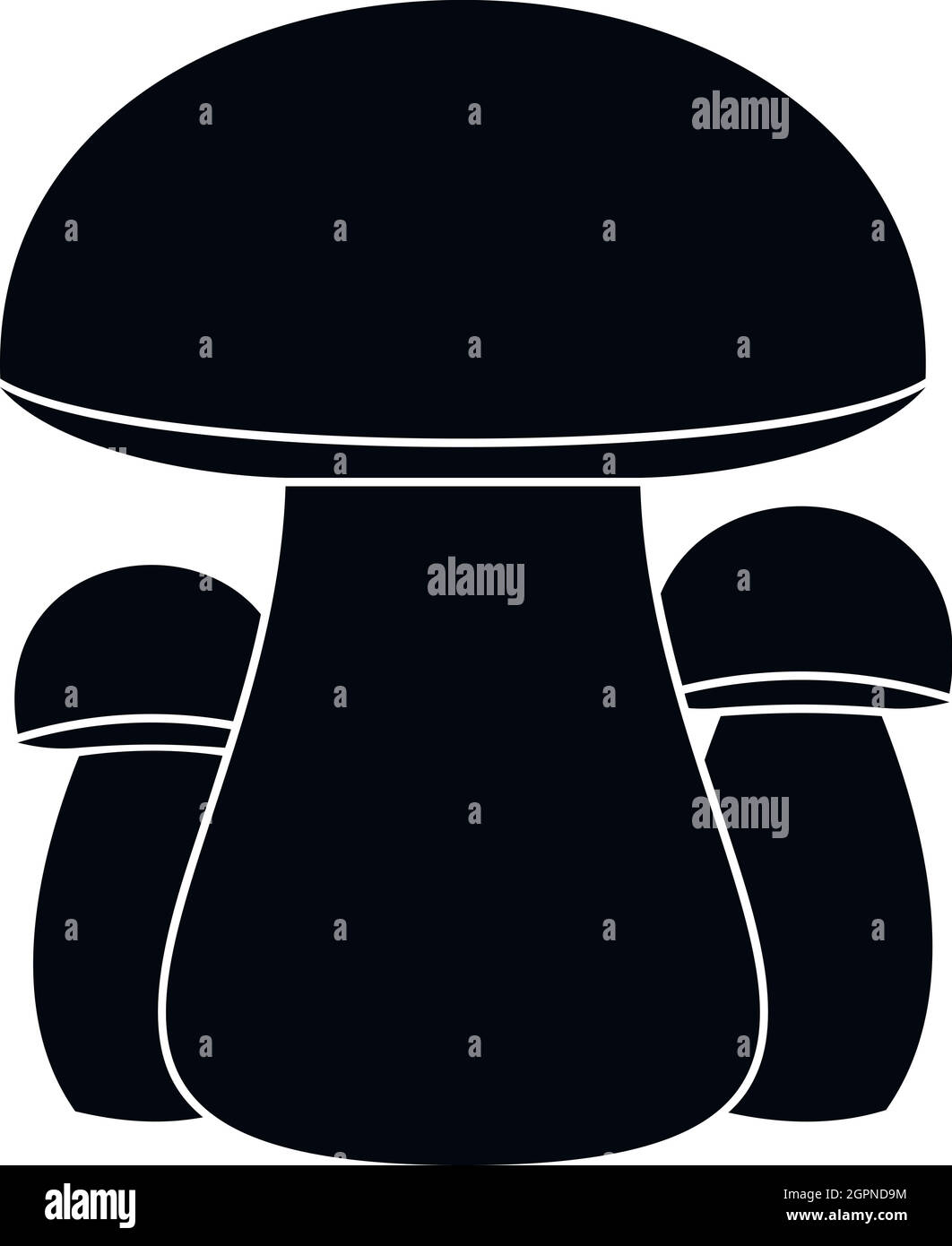 Mushroom icon, simple style Stock Vector Image & Art - Alamy