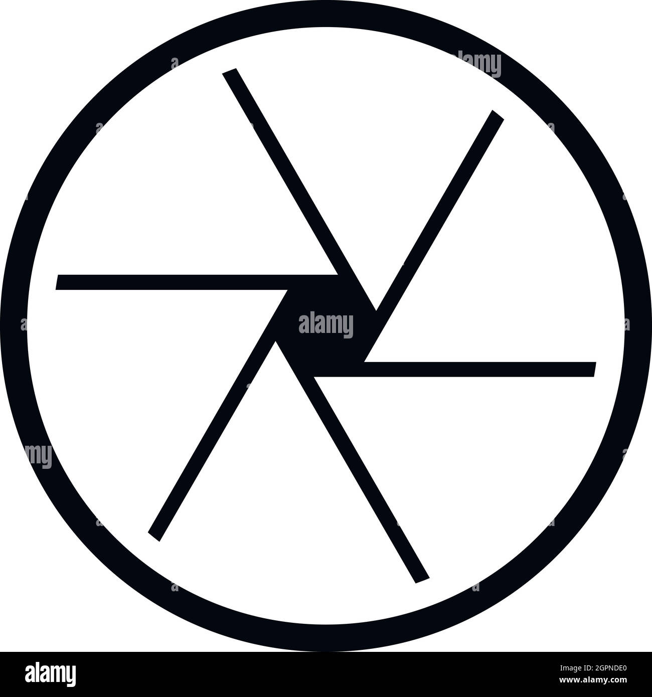 Round objective icon, simple style Stock Vector Image & Art - Alamy