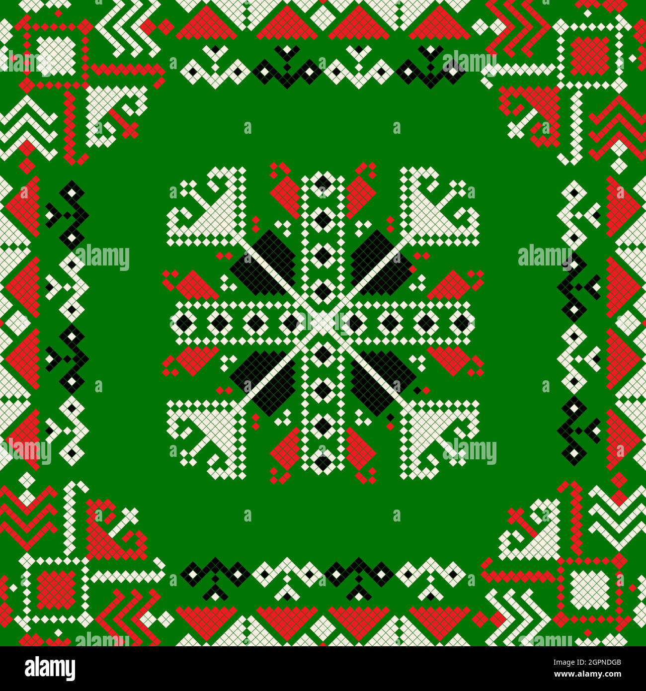 Romanian traditional pattern 184 Stock Vector Image & Art - Alamy