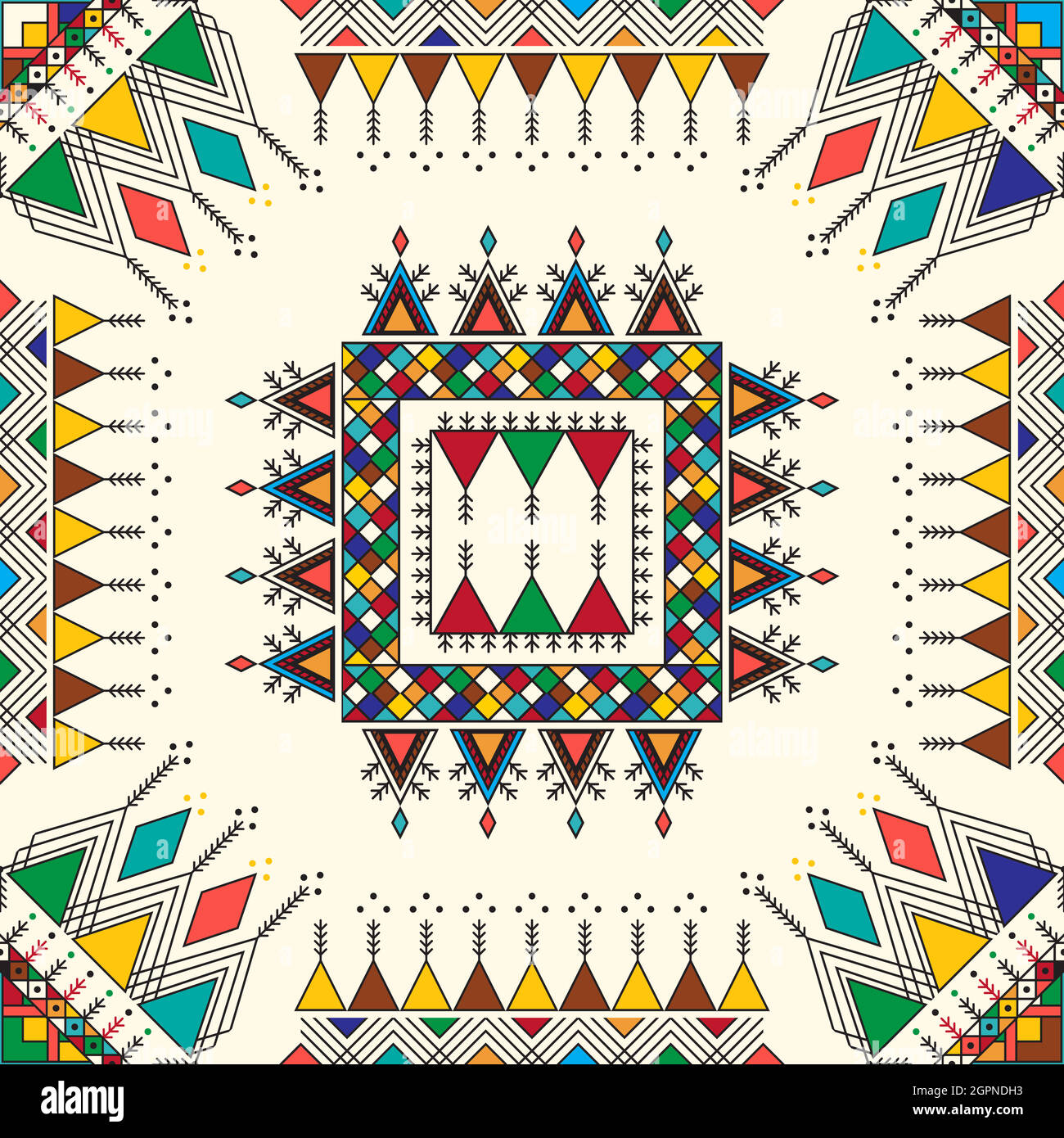 Al-Qatt Al-Asiri pattern 25 Stock Vector Image & Art - Alamy